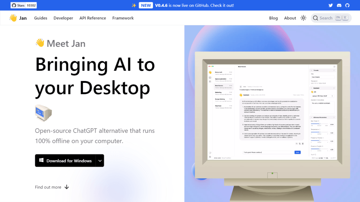 Jan: Features, Benefits and Review | AI Parabellum