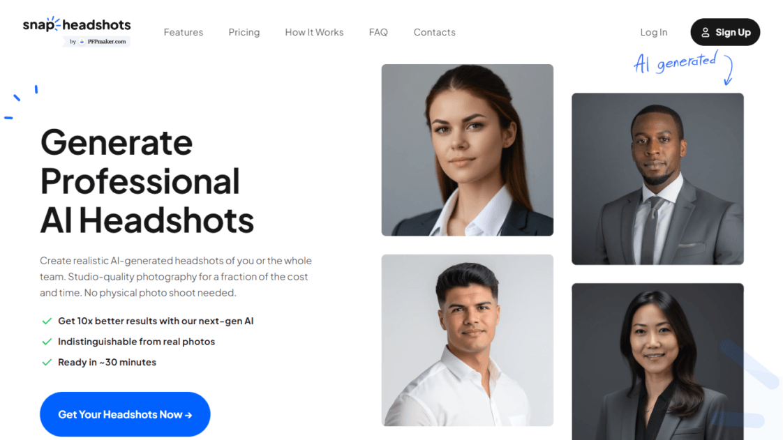Snap headshots: Features, Pricing, Benefits and Review | AI Parabellum