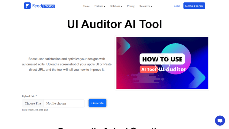 UI Auditor AI: Features, Pricing, Benefits and Review | AI Parabellum
