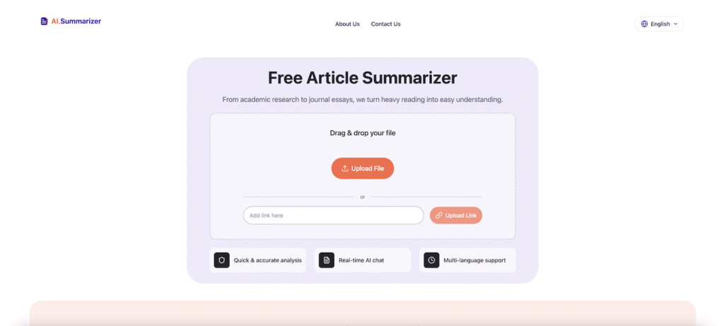 AI Article Summarizer : Features, Benefits, Review and Alternatives ...
